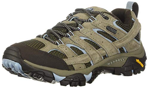 Merrell Women's Moab 2 Waterproof Hiking Shoe, Brindle, 10 M US