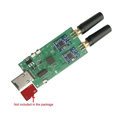 BOTEGRA RF Module Board Adapter, 300Mhz‑348Mhz 387Mhz‑464Mhz 779Mhz‑928Mhz Stable 2 CC1101 RF Modules Evil Crow RF V2 Radiofrequency Modules PCB for Testing