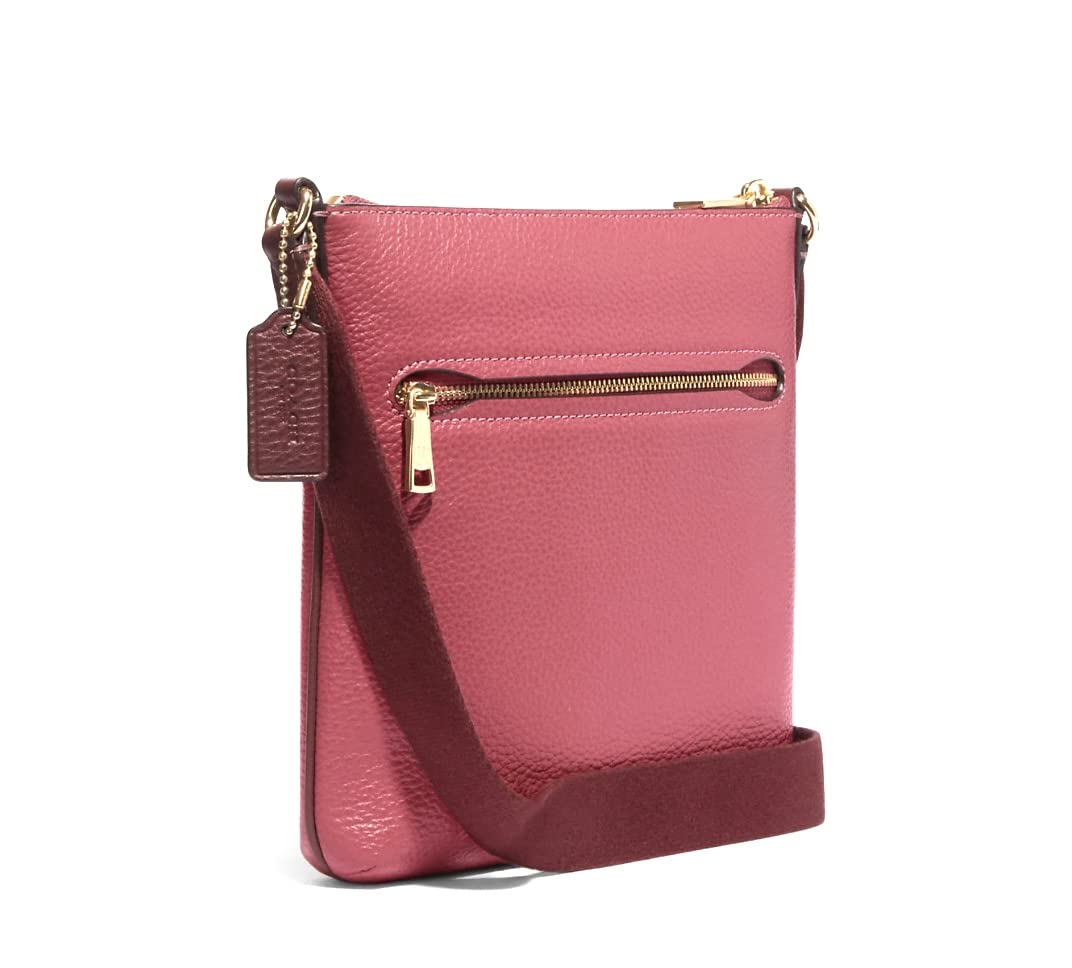 COACH Mini Rowan File Crossbody Rouge