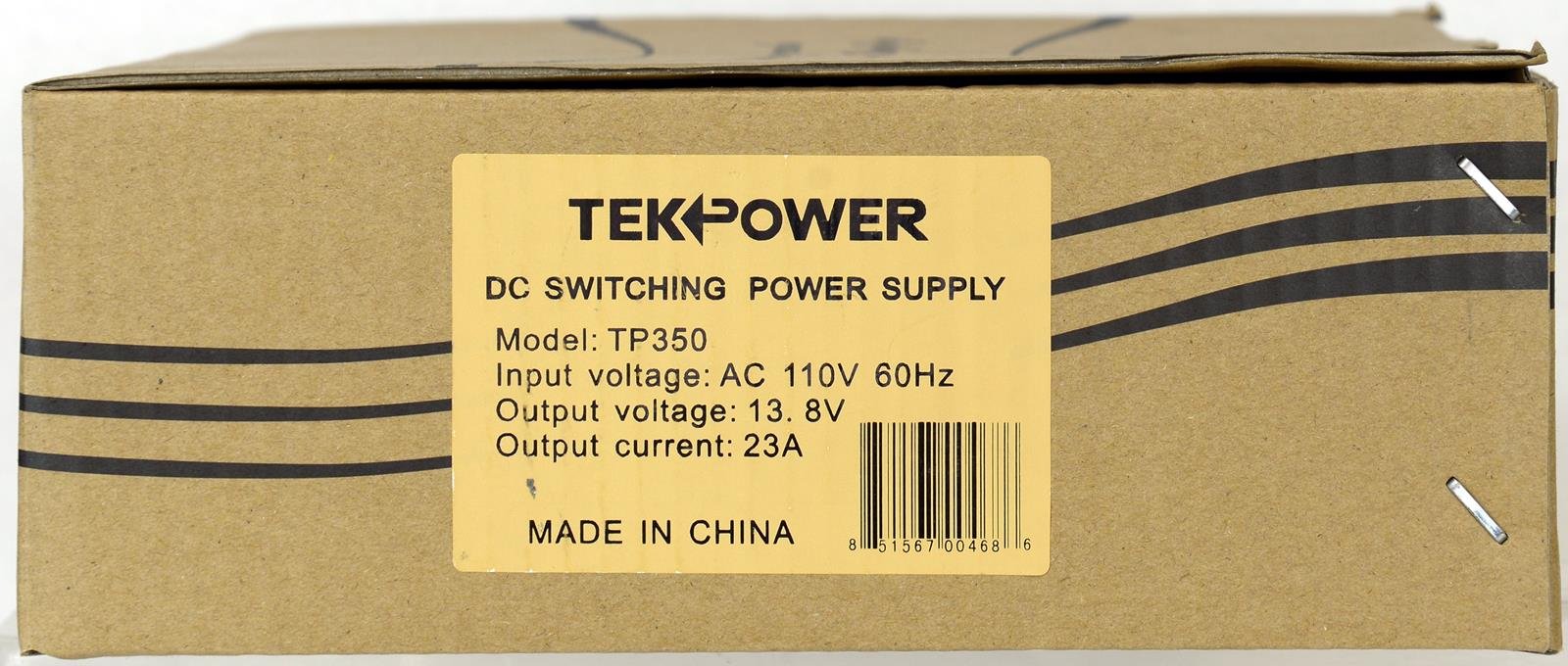 TekPower TP350 23 Amp DC 13.8V Switching Power Supply with Cigarette Plug