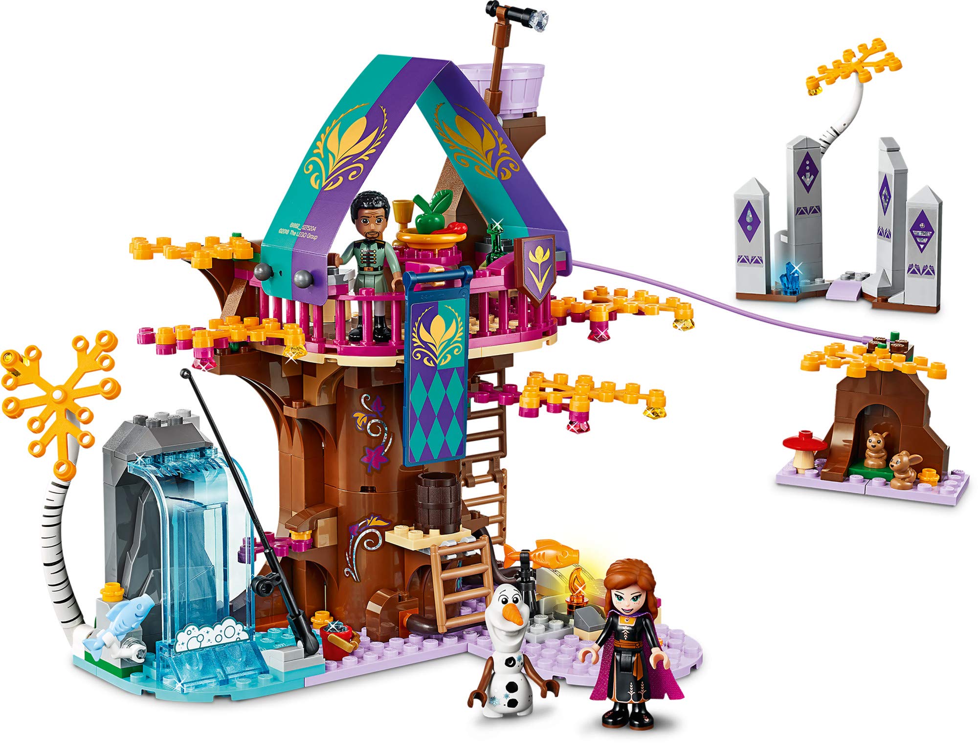 LEGO Disney Frozen II Enchanted Treehouse 41164 Toy Treehouse Building Kit Featuring Anna Mini Doll and Bunny Figure for Pretend Play (302 Pieces)