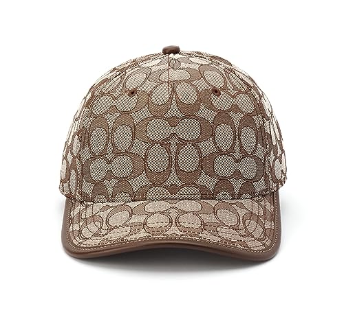 Coach Standard Signature C Jacquard Baseball Cap, Brown