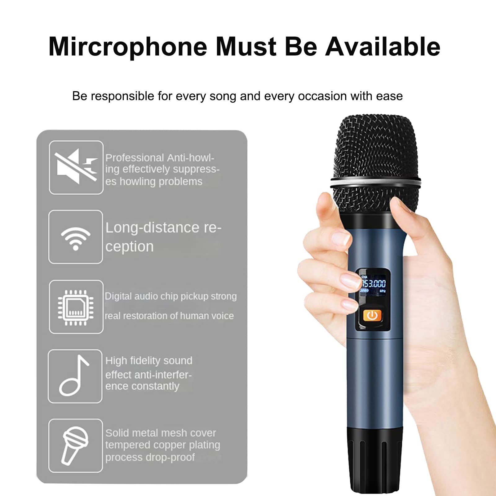 Blume 18.5” 5 in 1 Chinese Karaoke Machine, 4K Led Touch Screen, Bluetooth & App Control Karaoke Singing Player with Reverb 2 Wireless Mic, YouTube Movie Online Update (4T)