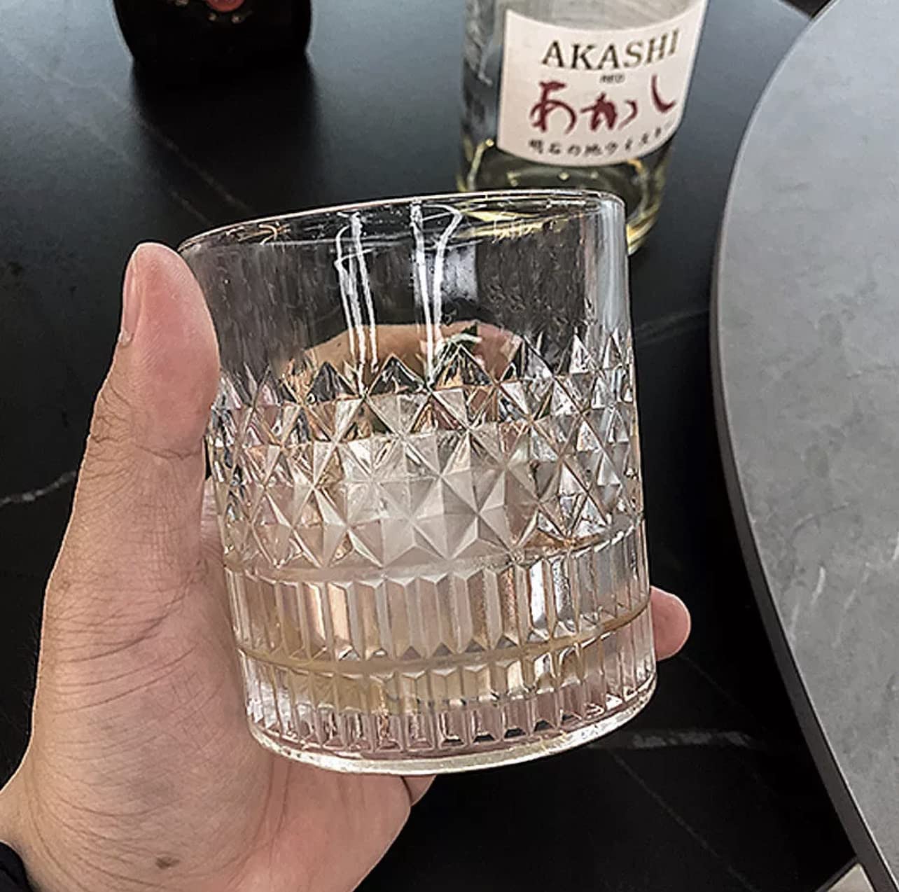 classic whisky Glasses Whiskey Glass for Scotch, Bourbon, Liquor and Cocktail Drinking Gift - Set of 4