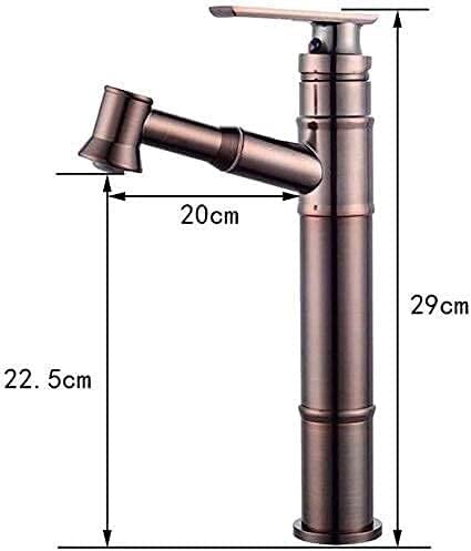 CUTSUGOK Brass Bathroom Tap Retro Extensible with Removable Hand Sheet Faucet Single Line Mixer Kitchen Faucet Faucet Bathtub Water Faucet