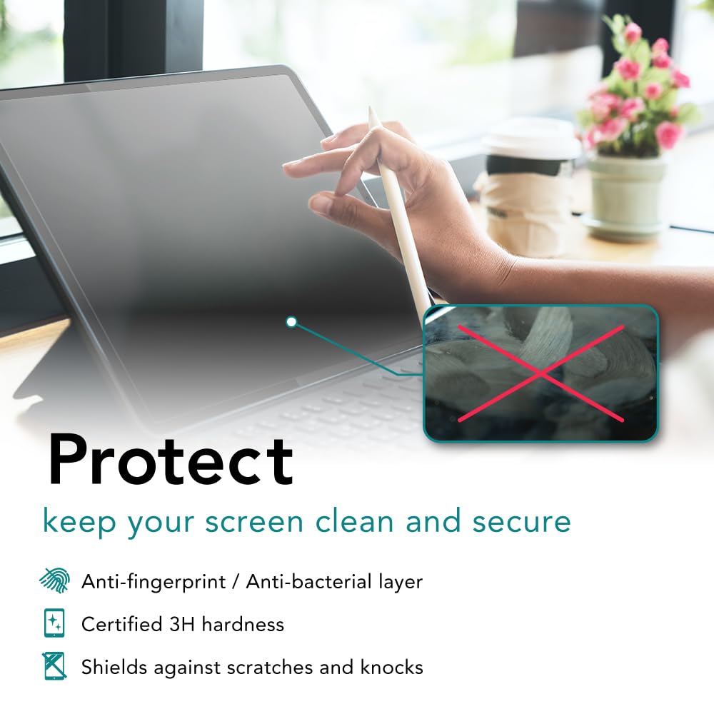BELLEMOND - 2 PACK - Made in Japan Smooth Kent Paper Screen Protector for iPad Pro 12.9" 2nd / 1st Gen (2017/15 - w/Home Button) - Reduces Pencil Tip Wear by up to 86% - WIPD15129PLK(2)