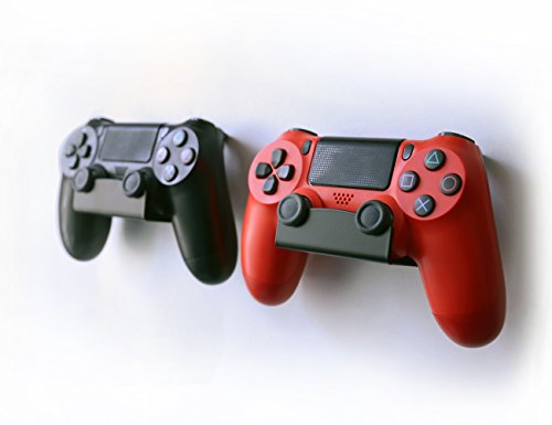 Monzlteck New Wall Mount For PS4 Controller,Compatible with PS5 controller,Screw-Free Application(Single)