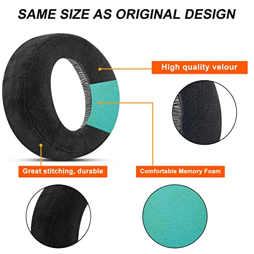 GVOEARS Ear Pads Cushions Replacement for Sony Playstation 5 PS5 Pulse 3D Wireless Headset (Velour)