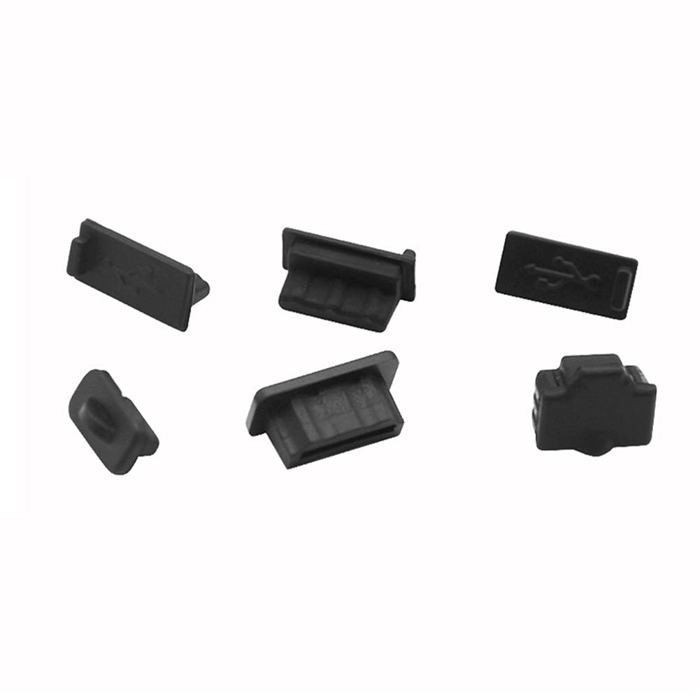 Silicone Dust Plugs Set USB HDM Interface Anti-dust Cover Dustproof Plug Cover Stopper for PS5 Game Console Accessories