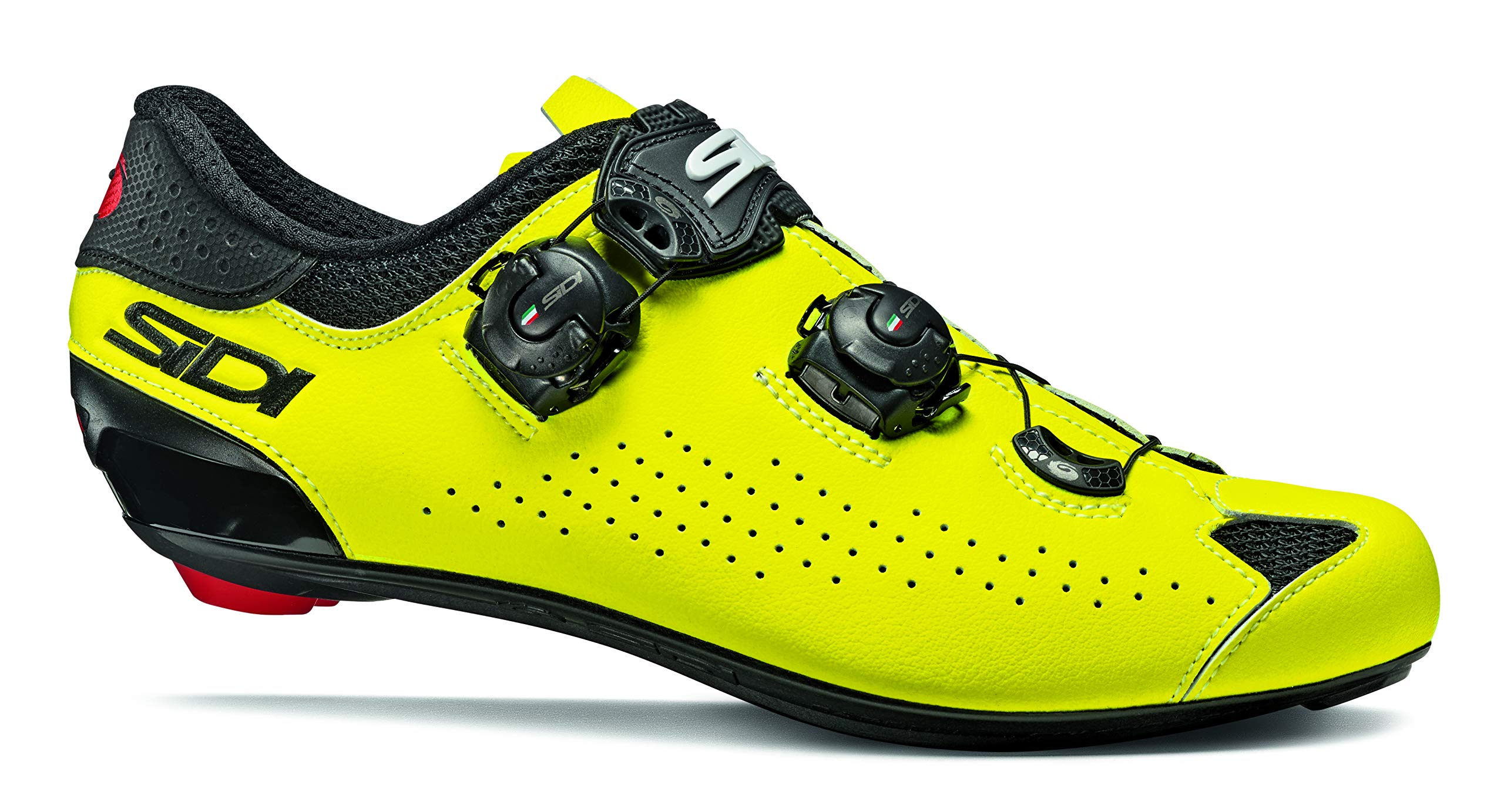 SIDI Genius 10, Color: Black/Yellow Fluo, Size: 45 (SRS-GNX-BKFY-450)