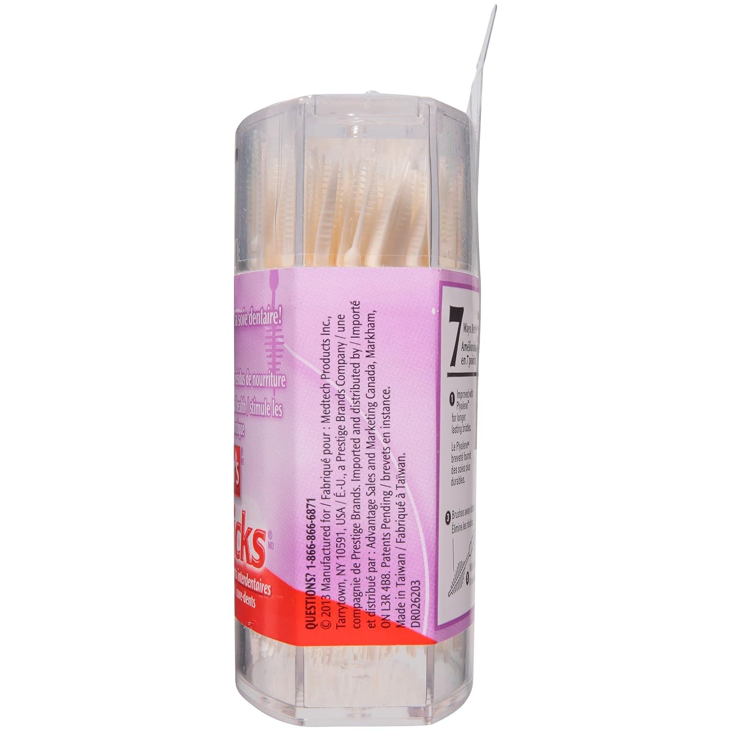 The Doctor's BrushPicks Interdental Toothpicks, 275 pieces per Pack (1-Pack)
