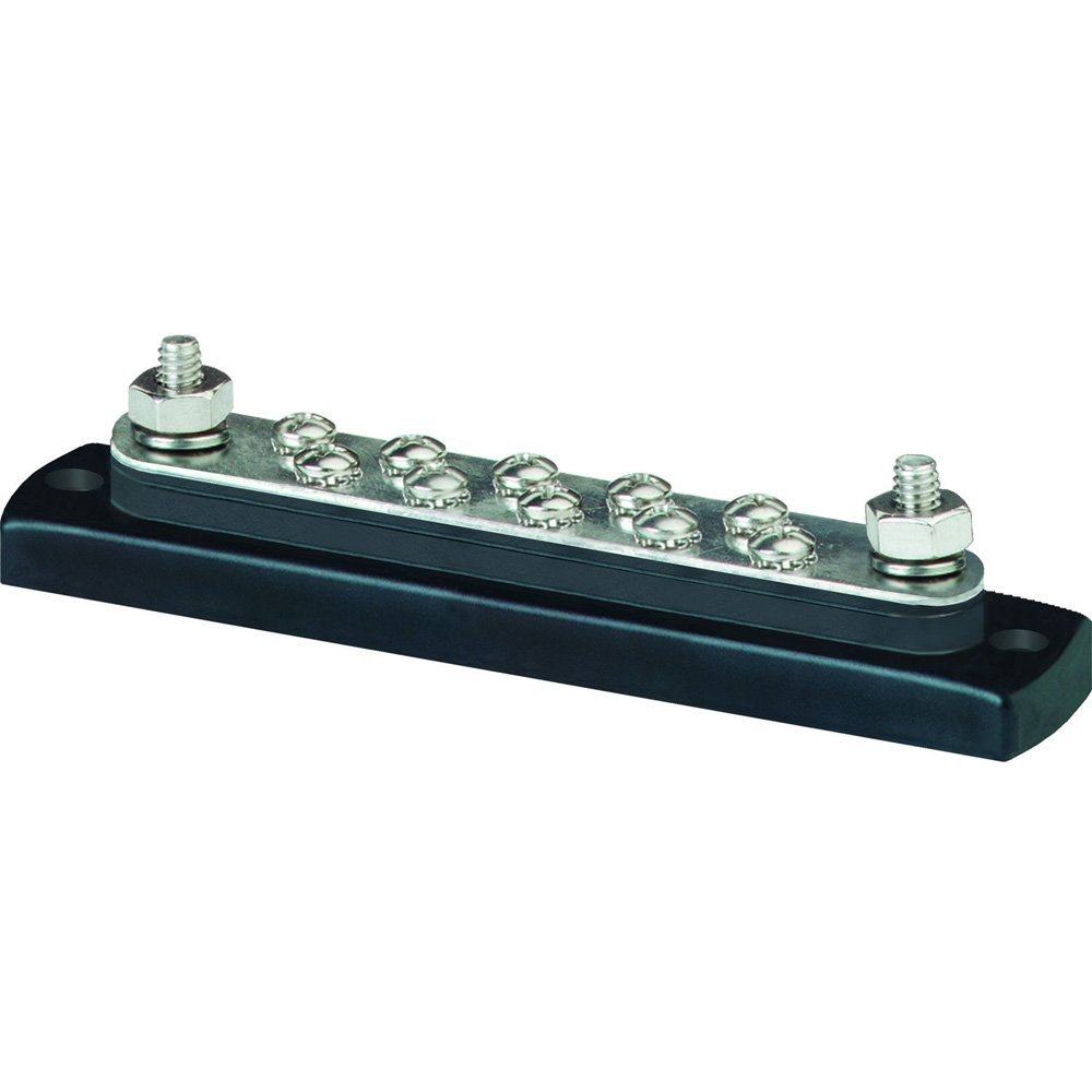 The Excellent Quality Blue Sea 2301 150 Ampere Common BusBar 10 x #8-32 Screw Terminal