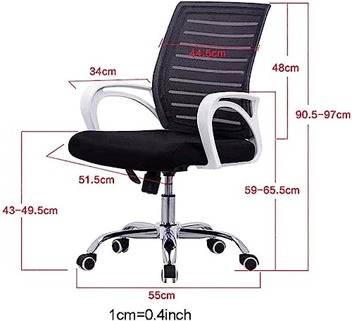 WHLONG Computer Desk Chair Gaming Office Chair Adjustable Ergonomic with Wheels Comfortable Mesh Racing Seat Executive Chairs(Color:Default)