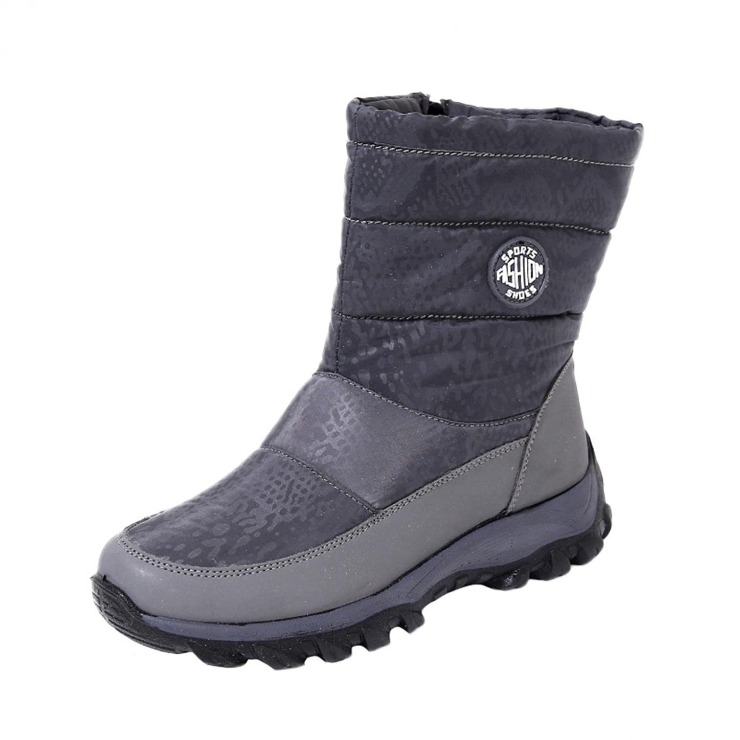 Padaleks Womens Snow Boots Waterproof Non Slip Platform Shoes Comfort Outdoor Fur Lined Winter Warm Ankle Booties