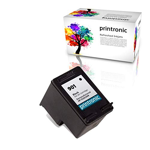 Printronic Remanufactured Ink Cartridge Replacement for HP 901 Black for Officejet 4500 J4525 J4535 J4540 J4550 J4580 J4585 J4640 J4660 J4680 (1 Black)