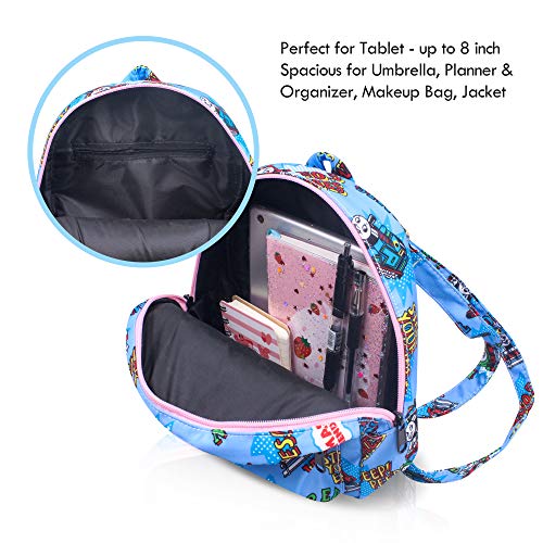 FINEX Thomas & Friends All Over Print Small Nylon Bag Multipurpose Causal Daypack for Travel Trip Shopping Tablet iPad Mini up to 8 inches