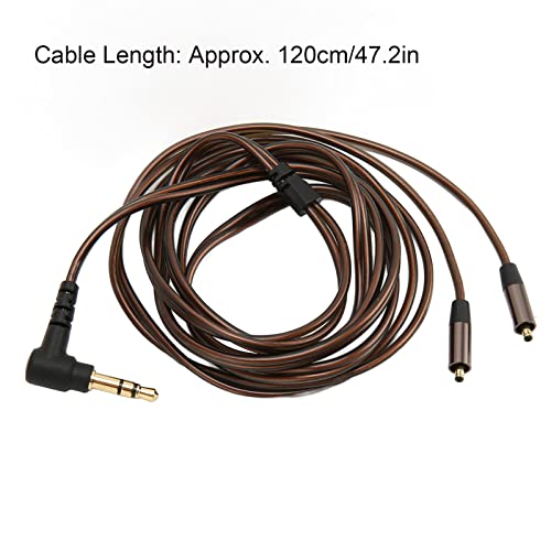 Earphone Replacement Audio Upgrade Cable, Headphone Low Loss Flexible 3.5mm Sound Cable for Vjjb N1