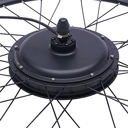 DNYSYSJ Electric Bike Conversion Kit, 48V 1000W 700C 28"/29" Front/Rear Wheel E-Bike Conversion Kit w/LCD Display, Powerful Ebike Hub Motor Kit with PAS Bicycle Ebike Wheel Kit (700C 48V 1000W Front)