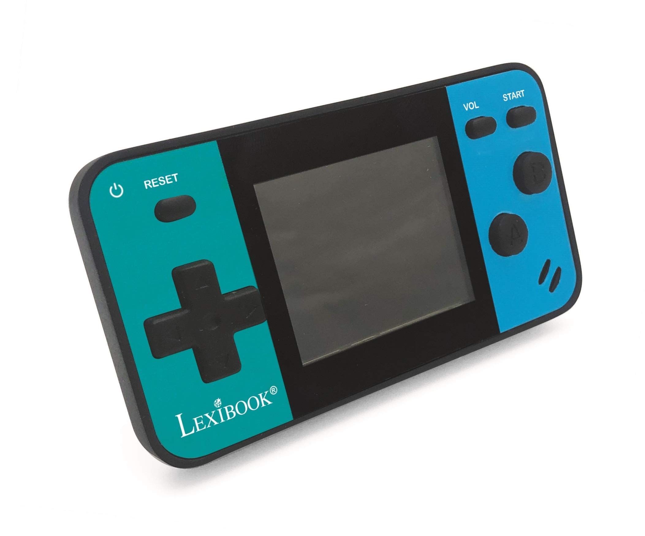 LEXiBOOK Portable Handheld Game Console Cyber Arcade Mini 8 Games, 1.8" (4.5cm) Color LCD Screen, Gaming Toy for Kids Teenagers, Blue/Black, JL1890
