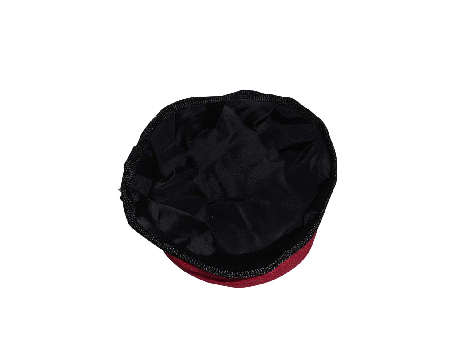 BAGS USA Dog Bowl,Travel Reusable and Collapsible,Guaranteed Water Proof Made in U.S.A. (Red)