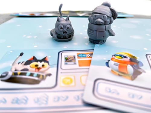 Plaid Hat Games Quirky Circuits: Penny and Gizmo's Snow Day – Cooperative Robot Programming Game for 2-4 Players, Ages 8+