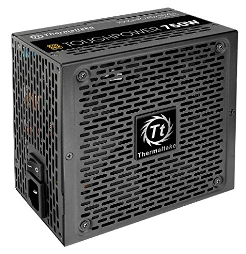 Thermaltake Toughpower 750W 80 Plus Gold Semi Modular PSU ATX 12V or EPS 12V Ultra Quiet Power Supply PS-TPD-0750MPCGUS-1