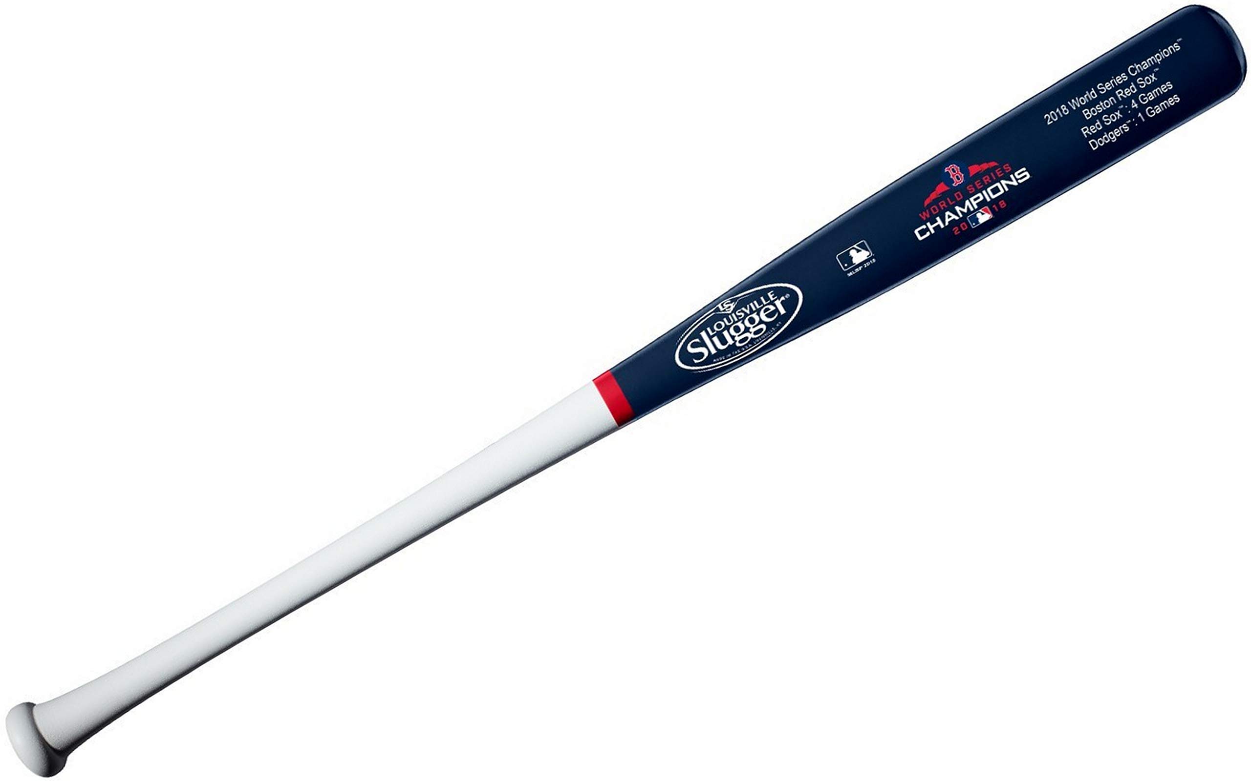Louisville Slugger 2018 Boston Red Sox B/W World Series Maple Wood Baseball Bat