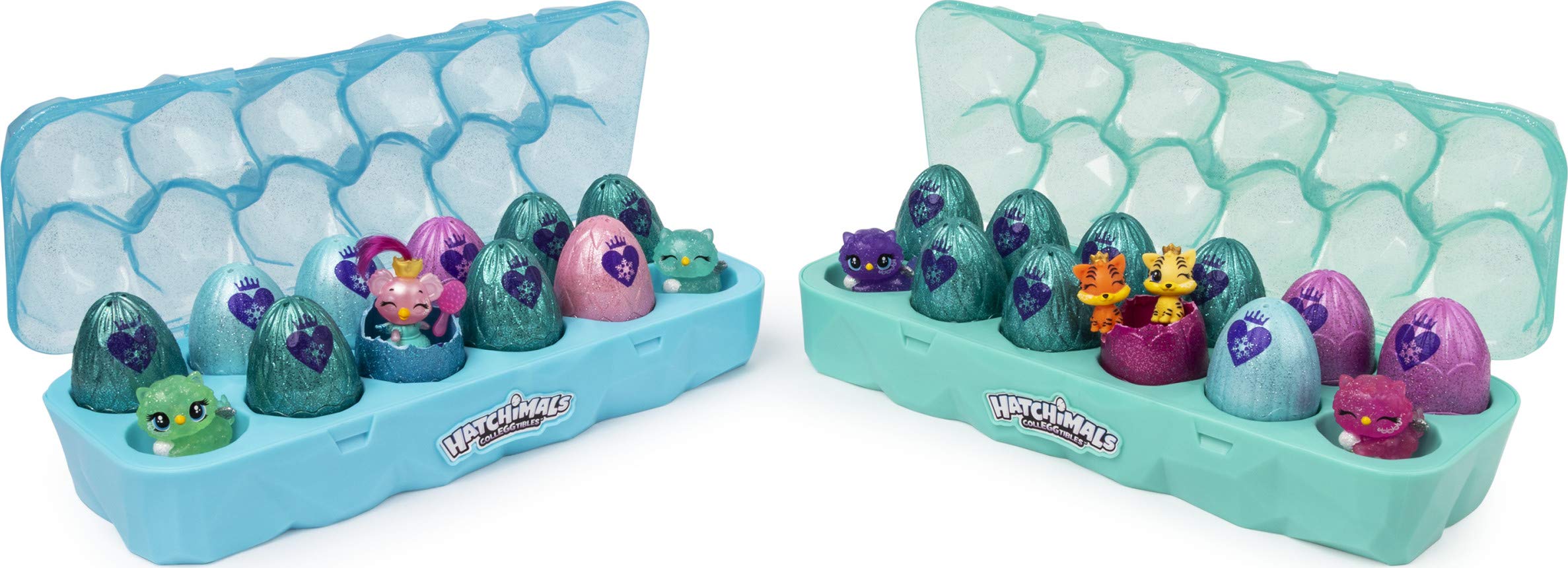 Hatchimals CollEGGtibles, Jewelry Box Royal Dozen 12-Pack Egg Carton with 2 Exclusive (Styles May Vary)