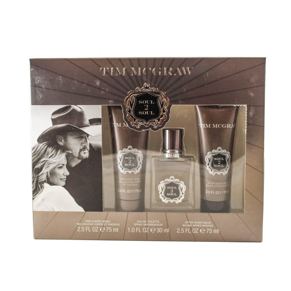 Tim Mcgraw Soul 2 Soul 3 Piece Gift Set for Men