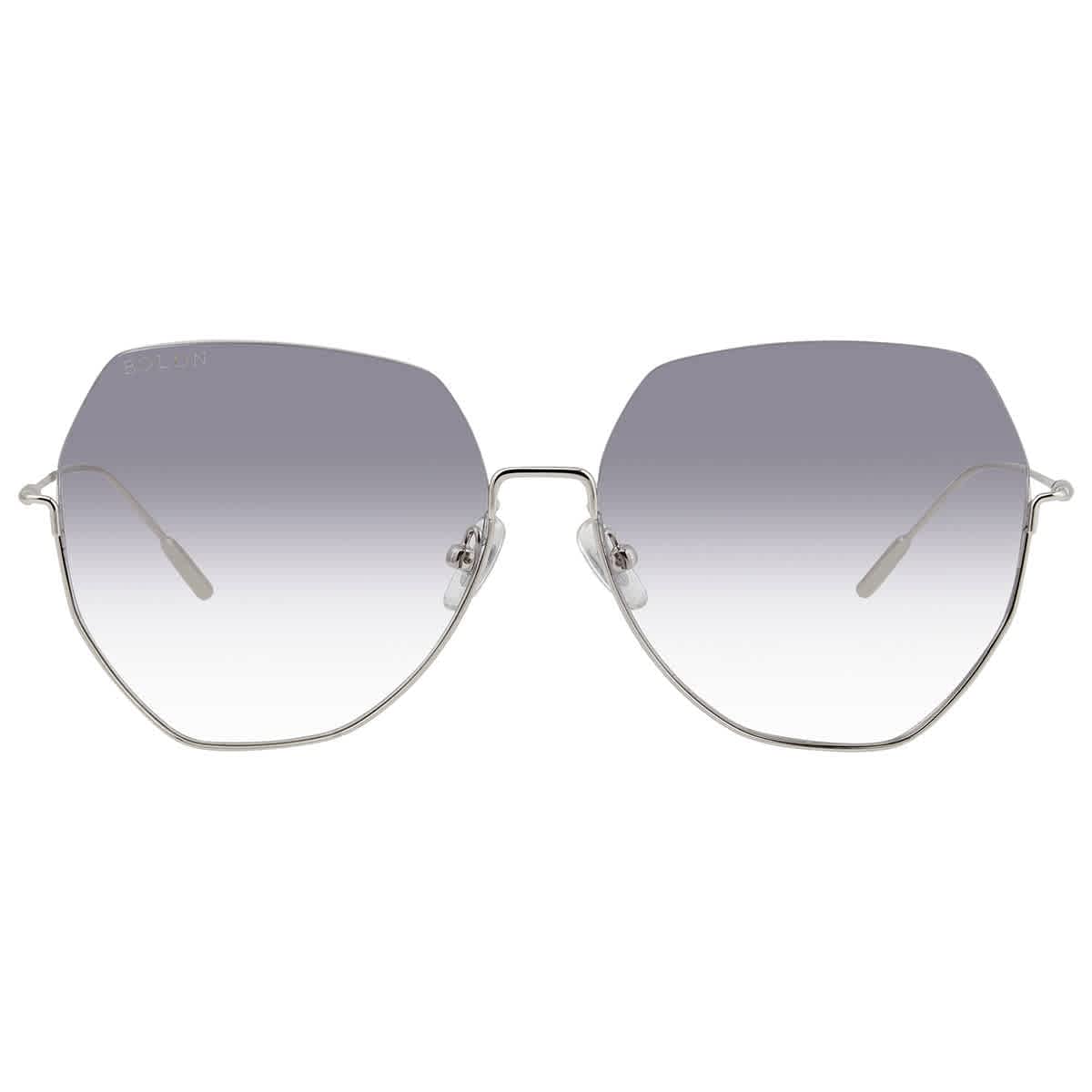 Bolon Elena Gradient Grey Geometric Ladies Sunglasses BL7107 A90 59