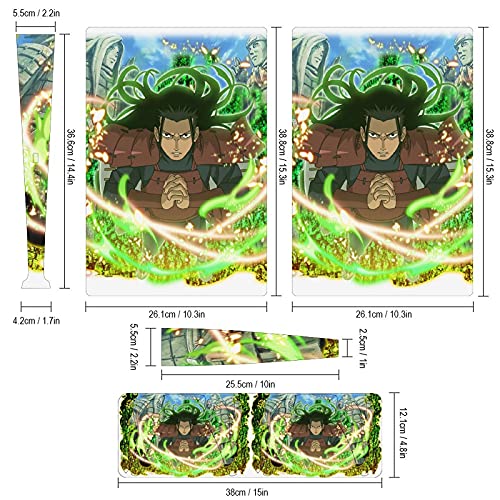 PlayStation 5 Digital edition version sticker protective cover, The Green Halo of Naruto Senjuku ps5 controller protective shell (compatible with ps5 Digital edition)