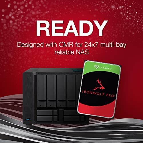 Seagate ST20000NE000 IronWolf Pro 20TB NAS Internal Hard Drive HDD β CMR 3.5 Inch SATA 6Gb/s 7200 RPM