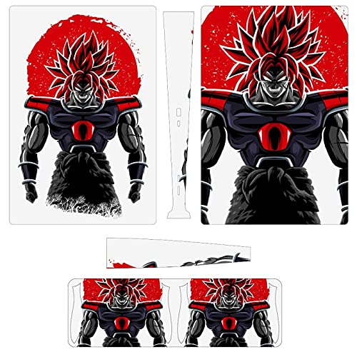 PlayStation 5 Digital edition version sticker protective cover, Legendary Rising Sun ps5 controller protective shell (compatible with ps5 Digital edition)