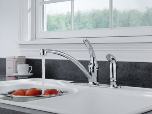 DELTA FAUCET B3310LF, 19.35 x 11.75 x 0.02 inches, Chrome