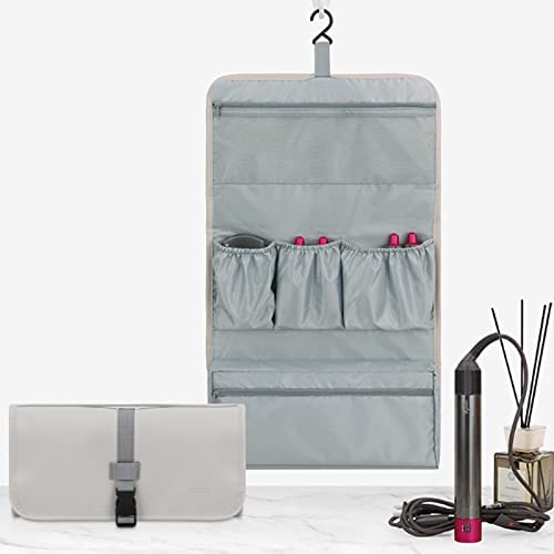 Ferbao Storage Bag for Dyson Airwrap Styler Accessories Hanging Travel Protective Case for HD01 HD03 Hair Dryer (Black)