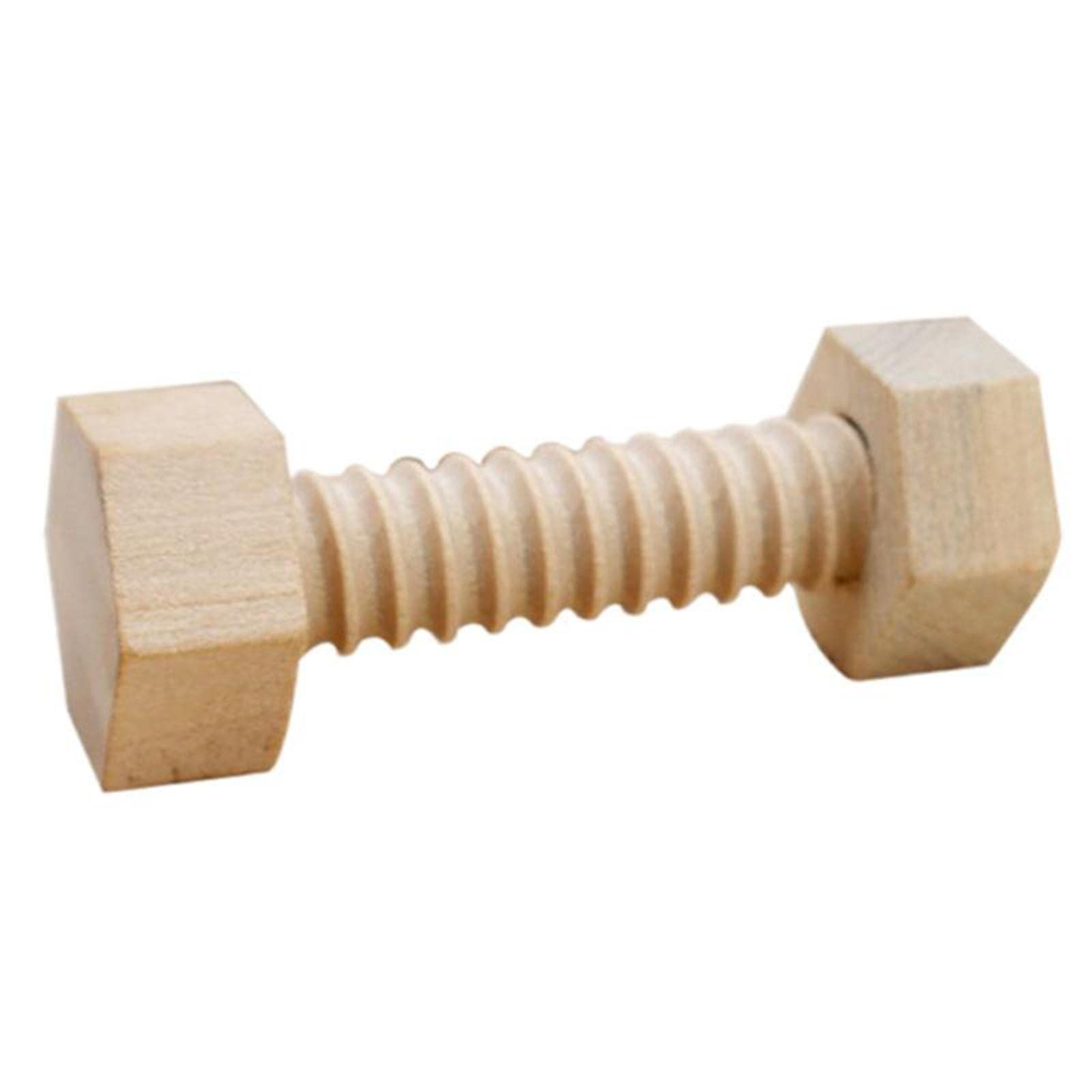Milageto Wooden Toy Nuts and Bolts Kids Child Baby Preschool