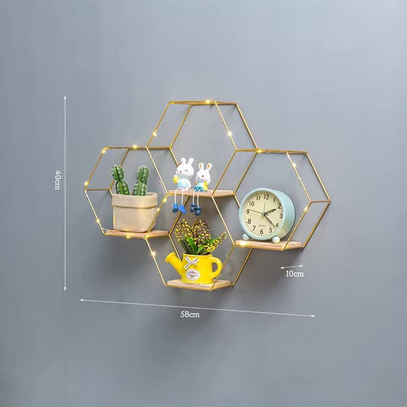 Fish starIllumination Ins Creative Nordic Wind Home Wall Hanging Decoration Living Room Bedroom Restaurant Rack