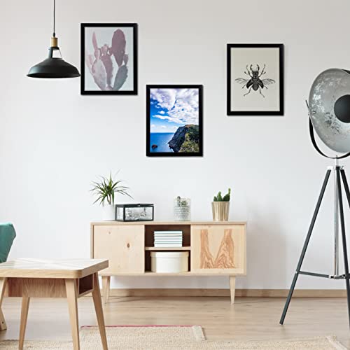 MENNTHUI 11x14 Black Picture Frame, Wall Mounting Horizontally or Vertically, Decoration for Photos, Paintings, Posters, Artwork