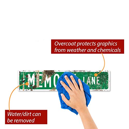 Customize Your Own Green Street Sign by SmartSign | 18" x 4" Aluminum