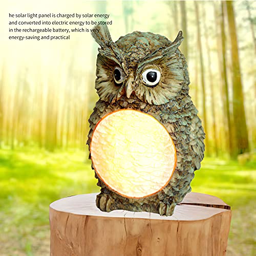 Solar Owl Lamp Solar LED Outdoors Solar Light Waterproof Garden Light Home Outdoor Yard Garden Solar LED Light