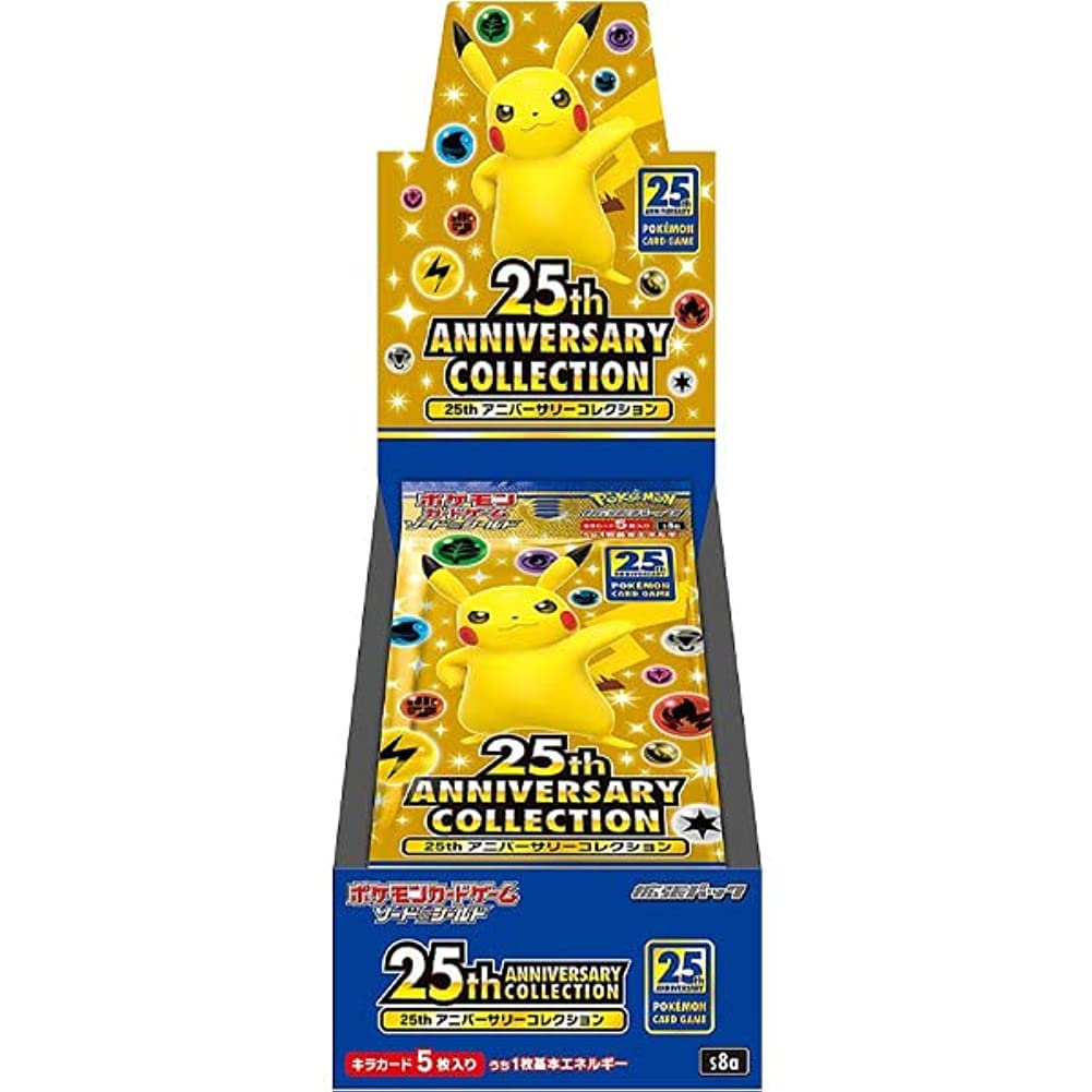 Pokemon Card Game Sword & Shield Expansion Pack 25th Anniversary Collection Booster Box No Promo Card Pack …