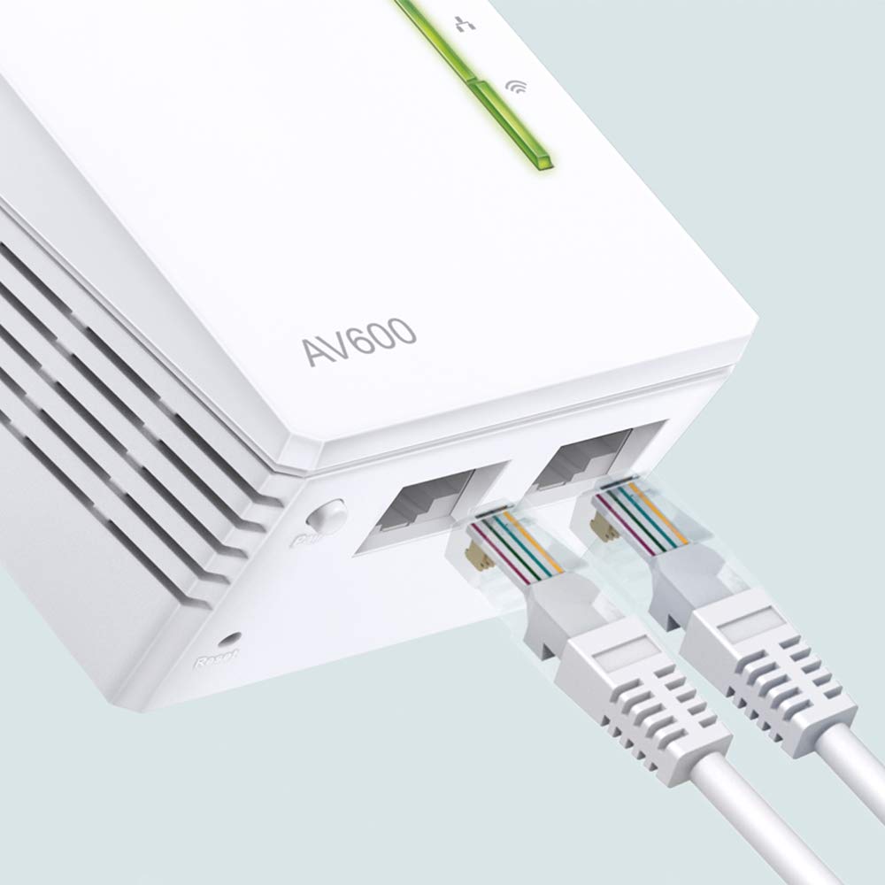 TP-Link Powerline WiFi Extender - Add-on Single Adapter, Ethernet over Powerline, Plug & Play, Compatible with all TP-Link powerline adapters with different speed, AV600 with N300 WiFi(TL-WPA4220)