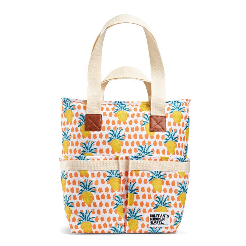 Fit + Fresh Soft Cooler Bag Insulated Leak Proof, Insulated Cooler Bag, Soft Cooler Bag, Cooler Tote Bag, Cooler Bags Insulated for Travel, Insulated Bag Cooler, Large Insulated Cooler Bag, Pineapple