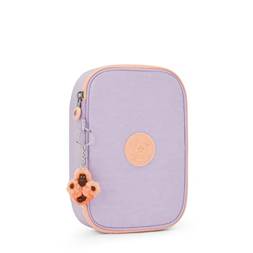 Kipling Women's 100 Pens Printed Case, Accessories, Art Supplies, Makeup, Travel Organizer, Endless Lilac C