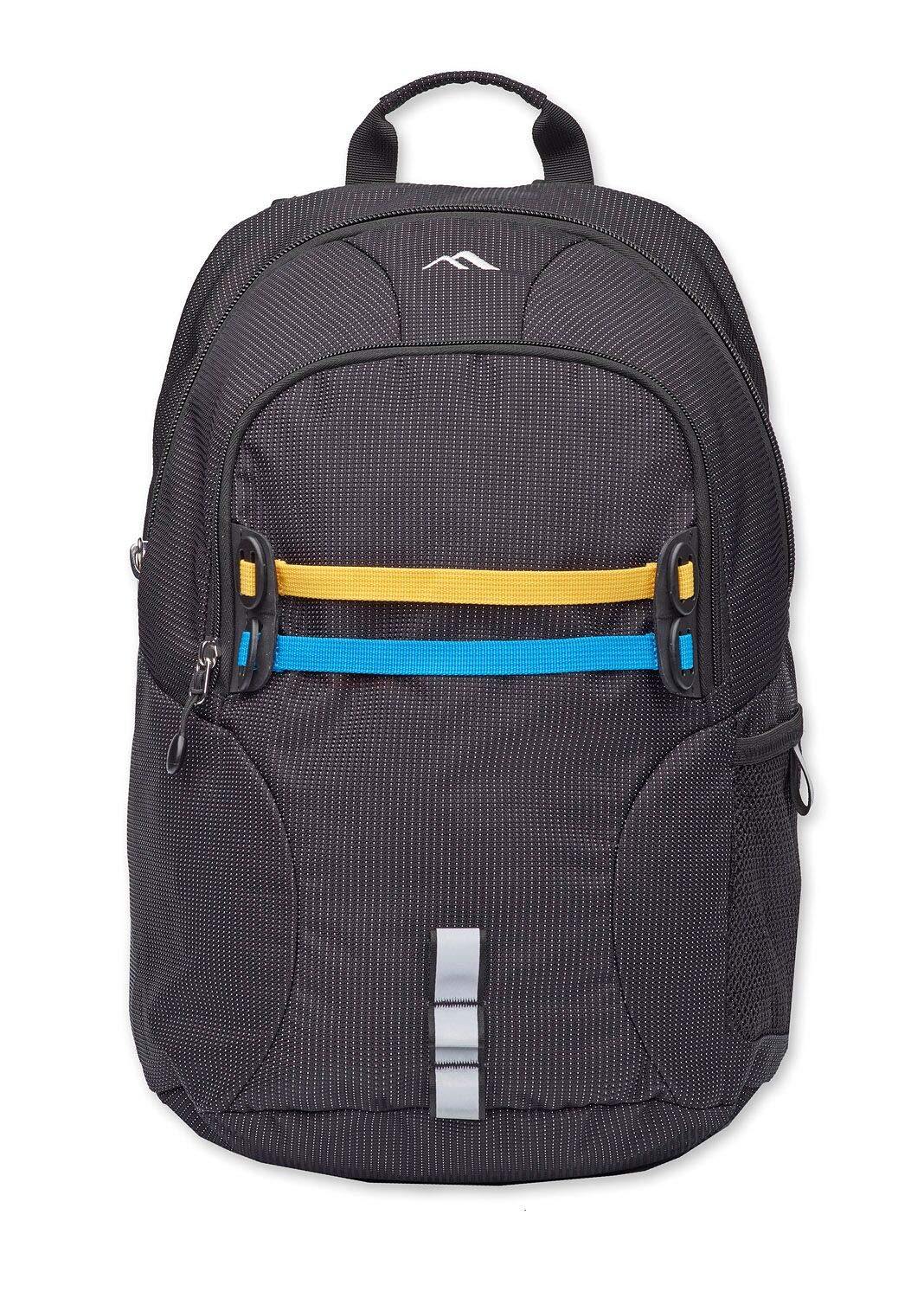 Brenthaven Tred Alpha Backpack with Padded Pockets for 15 inch Laptop, MacBook, Chromebooks & Tablets - Durable, Comfortable, Spacious and Secure for College, Office, Business or Personal Use - Black