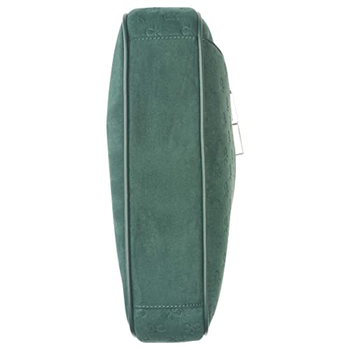 Calvin Klein Jade Top Zip Shoulder Bag, Deep Forest Emboss,One Size
