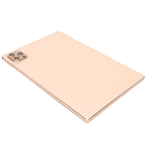 CHICIRIS 10 Inch Tablet 2.4G 5G Dual Band WiFi Gold 6GB 128GB for 12 100240V Kids Writing Tablet (US Plug)