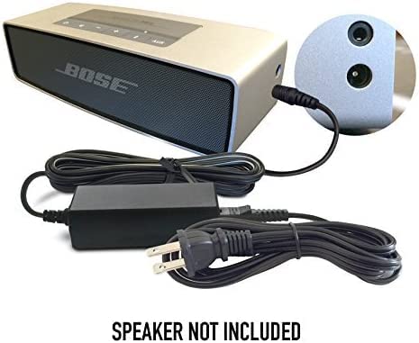 Replacement Bose 12V / 12 Volt Battery Charger Adapter Adaptor Power Supply Cord for Companion 2 Series II and III, Lifestyle 12, 20, 25, 40, SoundLink Mini, SoundDock XT Bluetooth Speaker