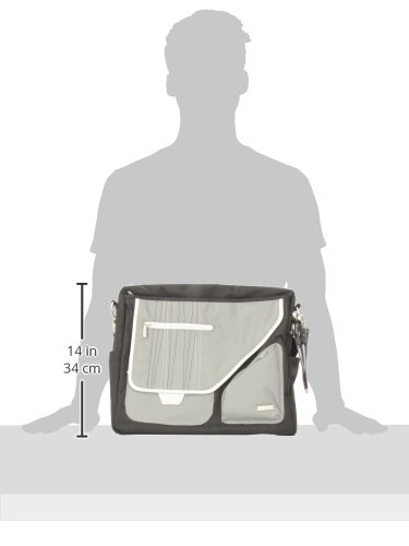 JJ Cole Metra Diaper Bag, Black Stitch