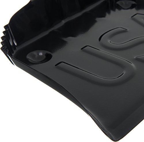 CFS 3623603 Flo-Pac Steel Metal Dustpan, 12" Length, Black